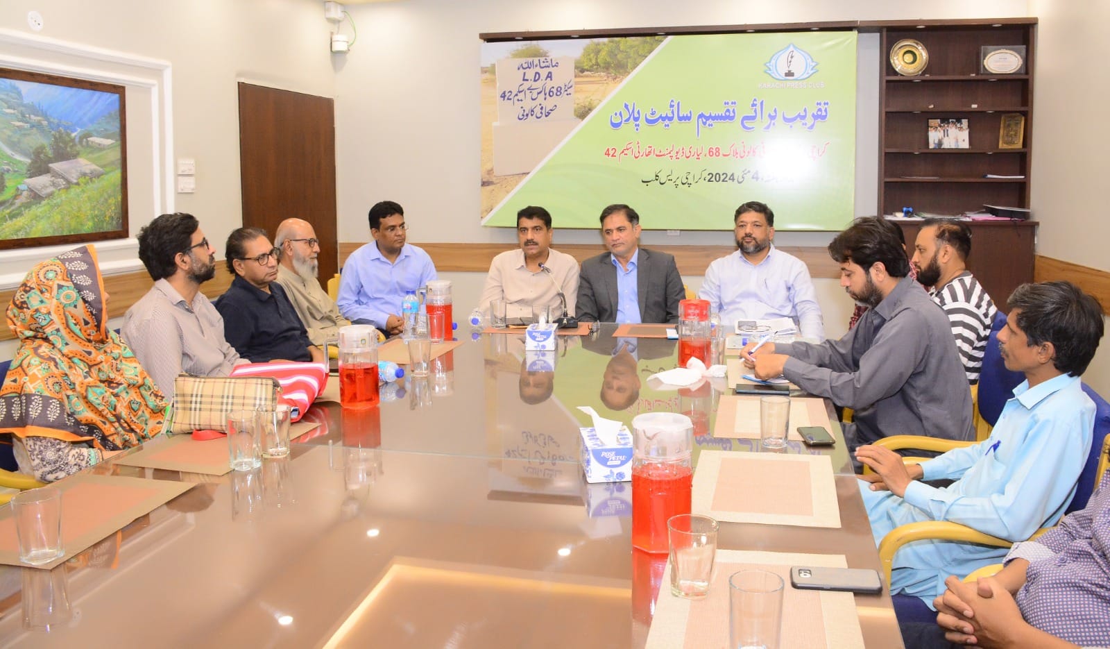 Inauguration Ceremony for Site Plan Allocation in Karachi Press Club's ...